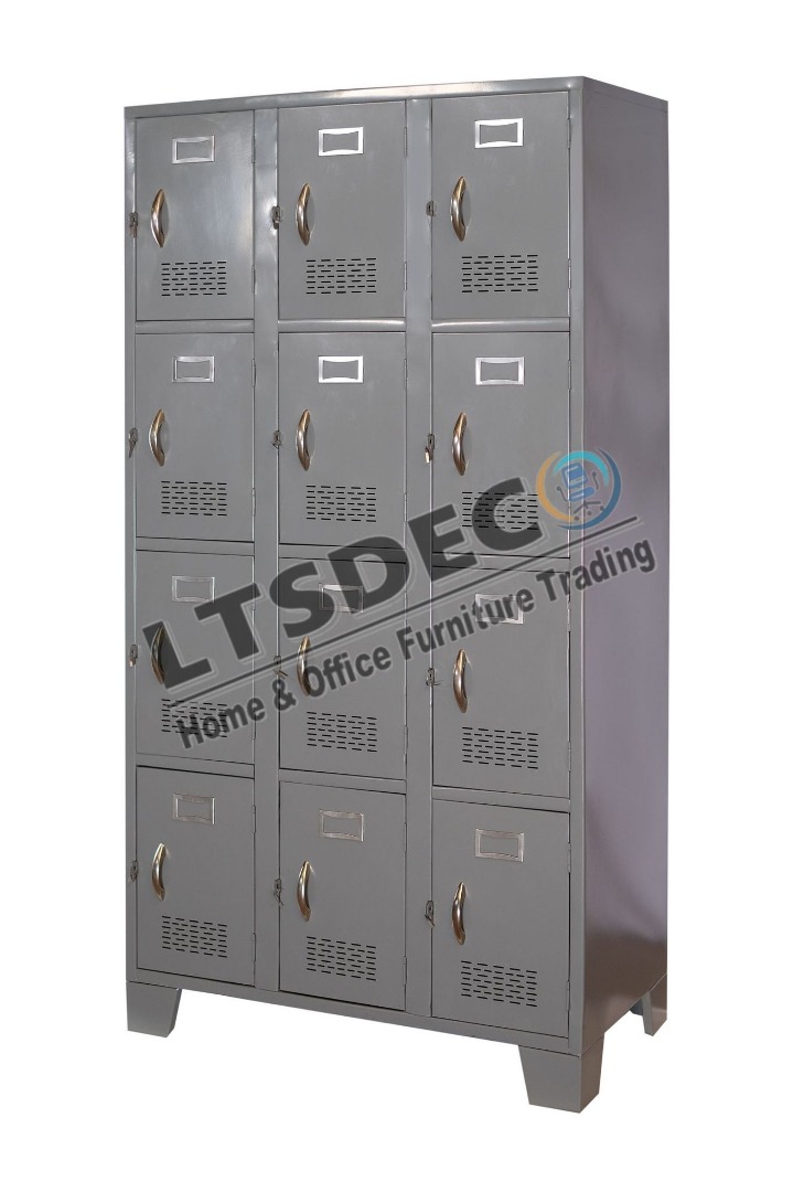 15DOOR STEEL LOCKER OFFICE PARTITION AND FURNITURE, Furniture & Home ...