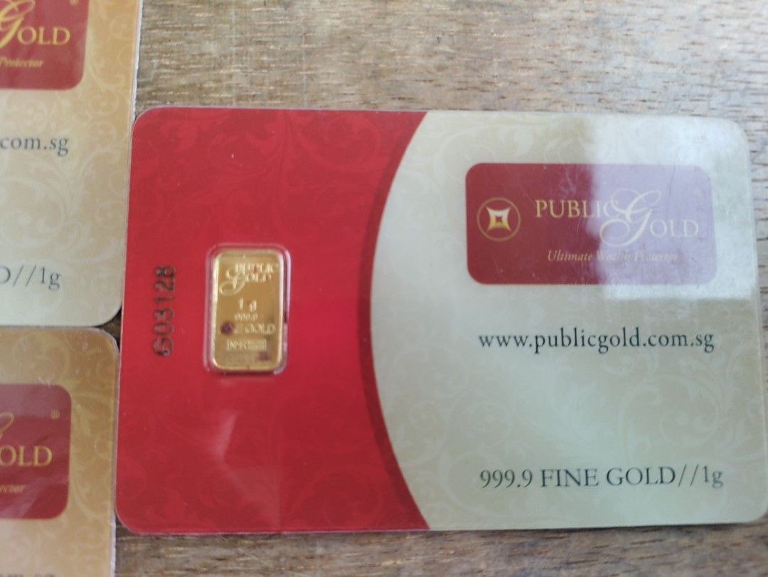 1g lbma gold bar, Hobbies & Toys, Memorabilia & Collectibles, Currency ...