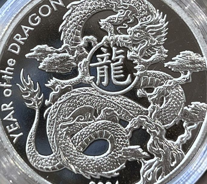 2024 Asahi Year of the Dragon 1 oz Silver Round (Available AFTER 19th ...