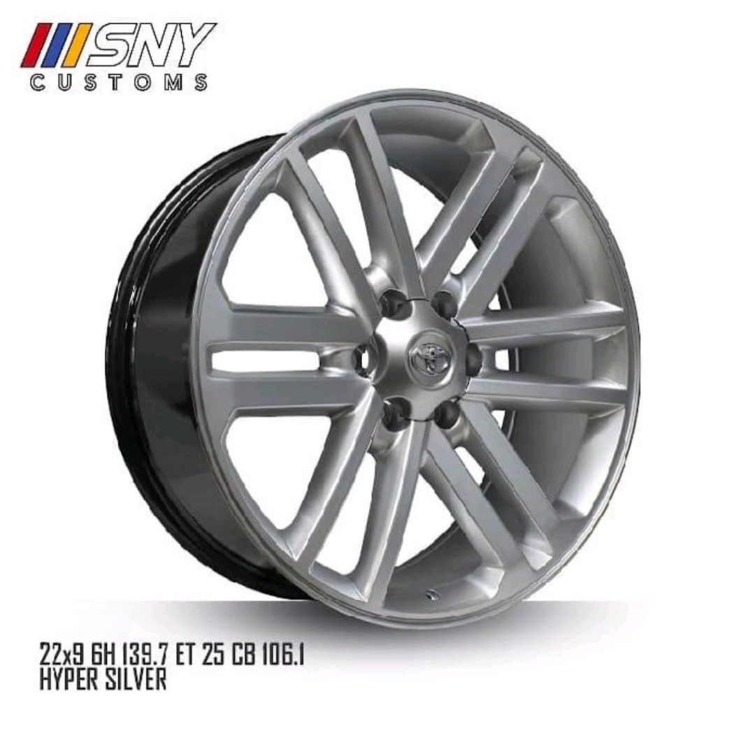 22 inch Fortuner HiLux Revo Vigo Triton Montero Fortuner DUB original ...