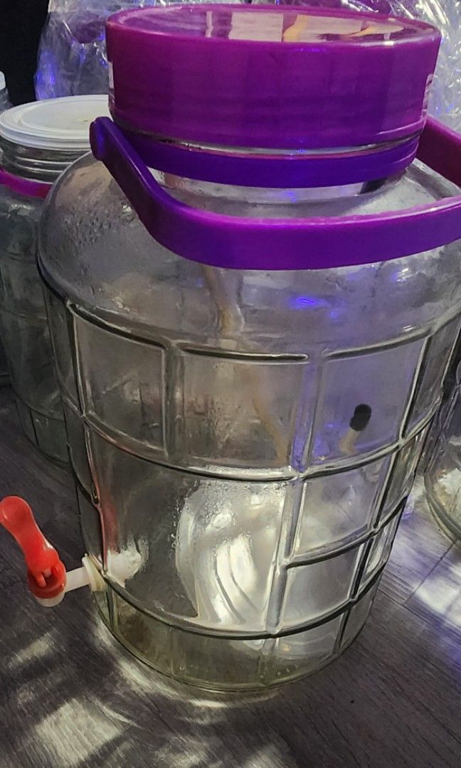 10L Glass Drink Dispenser, Furniture & Home Living, Kitchenware ...