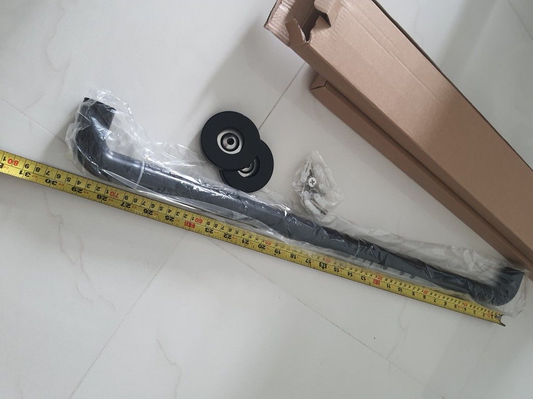 75cm long grab bar - black, Health & Nutrition, Assistive ...