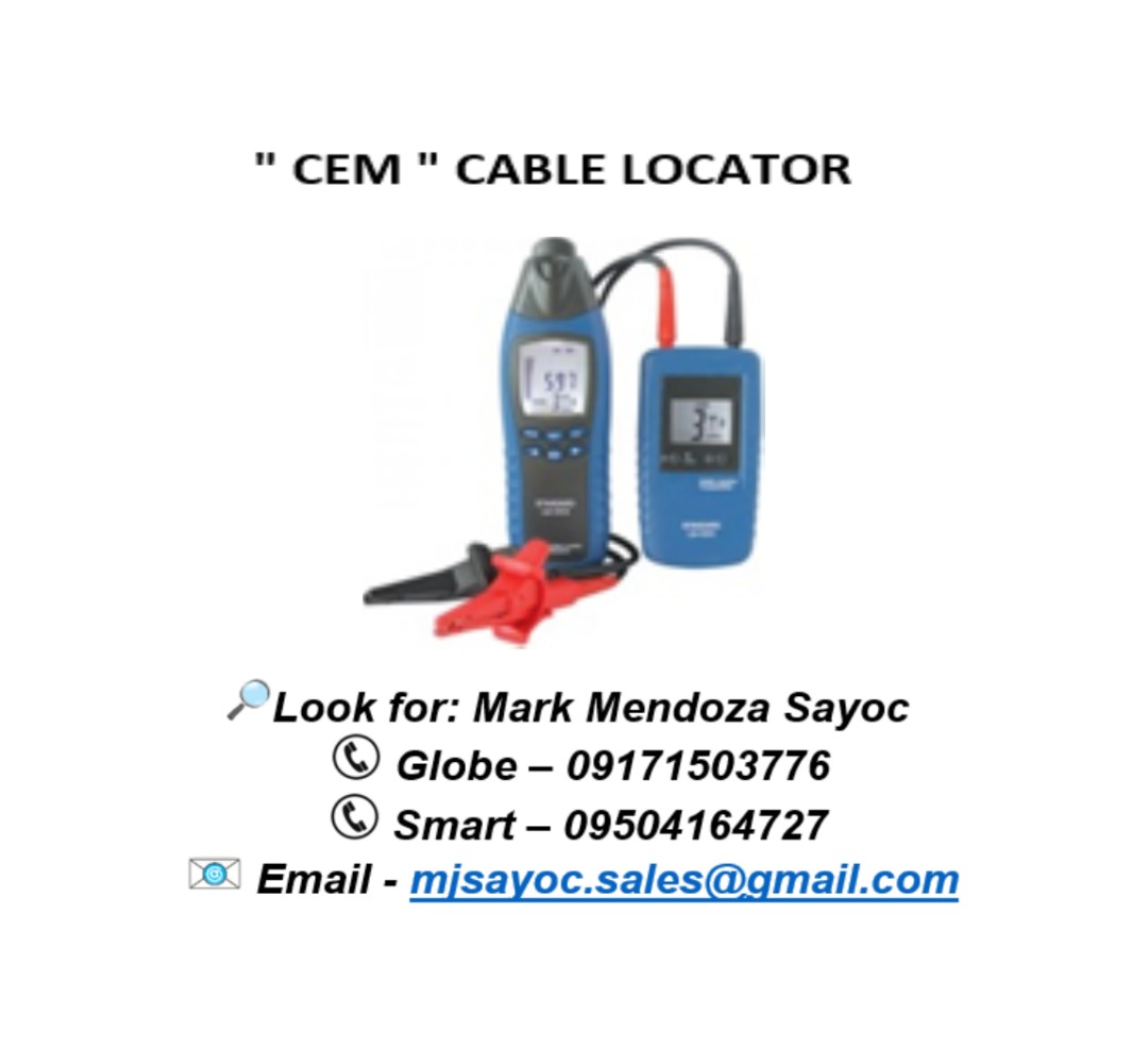 " CEM " CABLE LOCATOR, Commercial & Industrial, Construction Tools ...