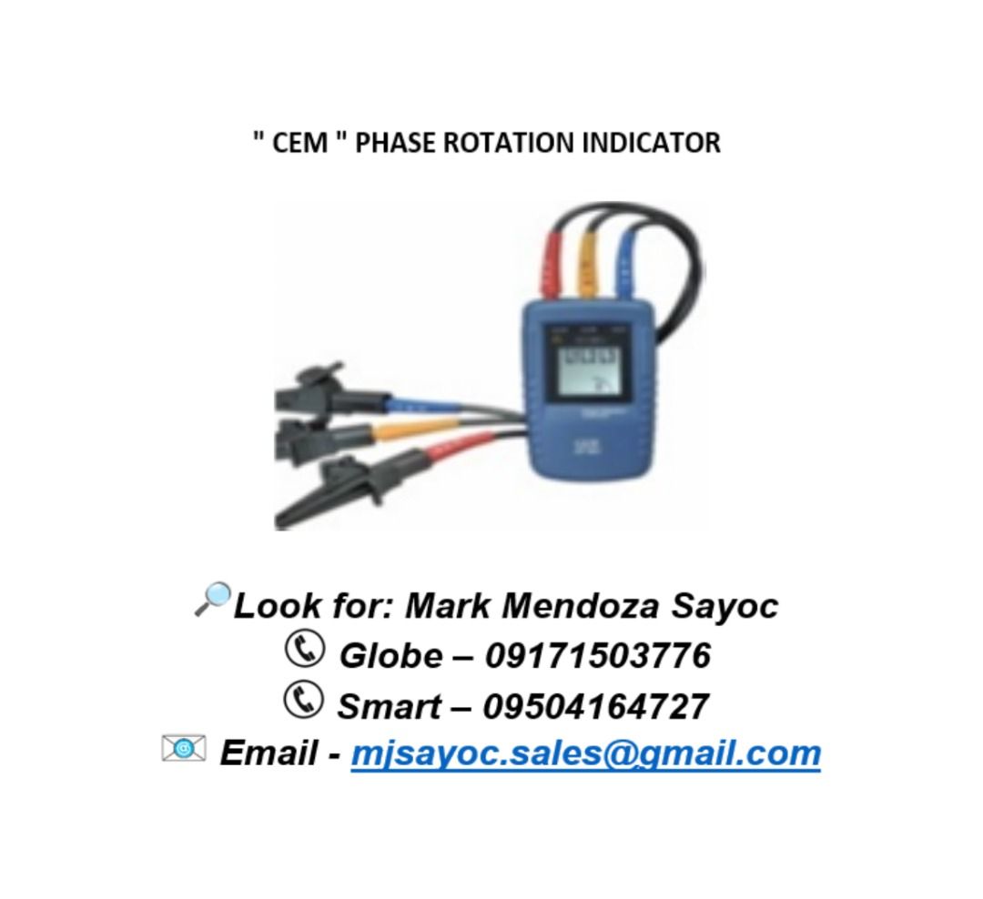 " CEM " PHASE ROTATION INDICATOR, Commercial & Industrial, Construction ...