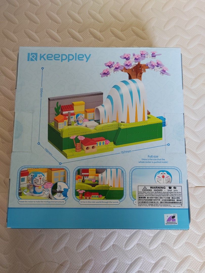 全新 Keppley Lego 叮噹 多啦a夢 放大縮細隧道 積木, 興趣及遊戲, 玩具 & 遊戲類 - Carousell