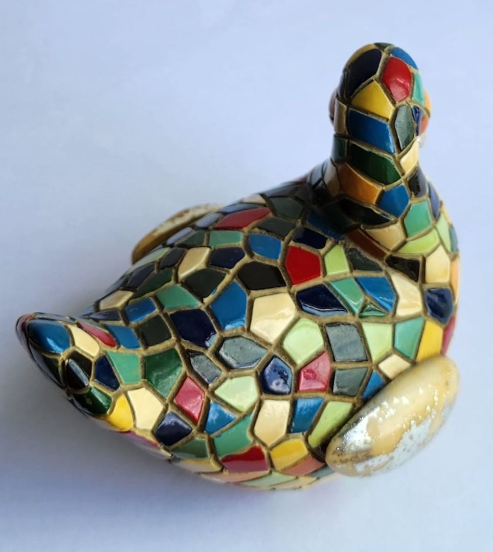 A colourful mosaic style duck from Barcelona, Spain, Furniture & Home ...