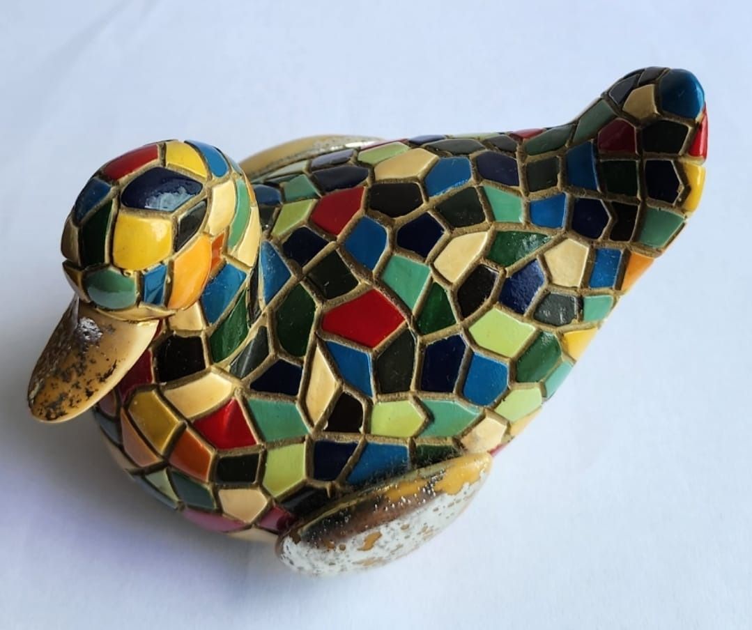 A colourful mosaic style duck from Barcelona, Spain, Furniture & Home ...