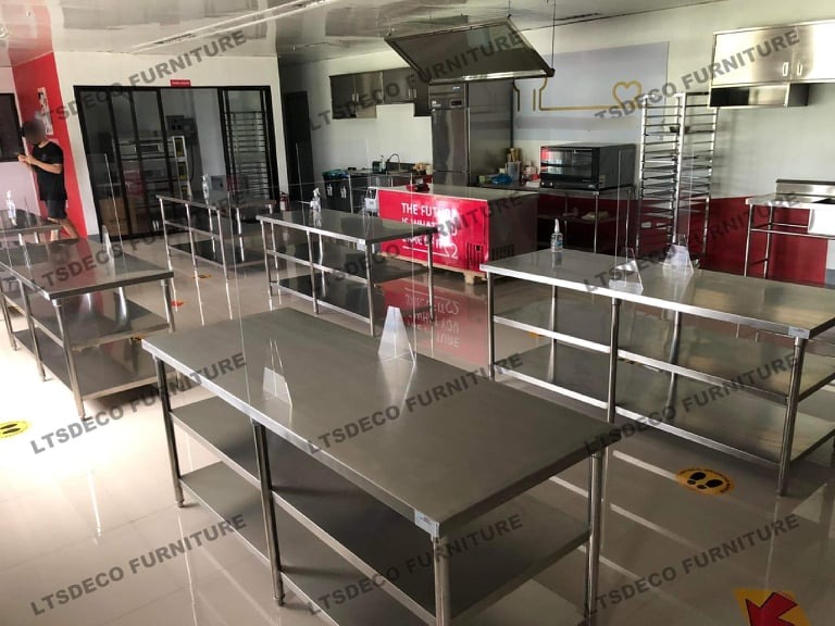 ACRYLIC TABLE OFFICE PARTITION, Furniture & Home Living, Office ...