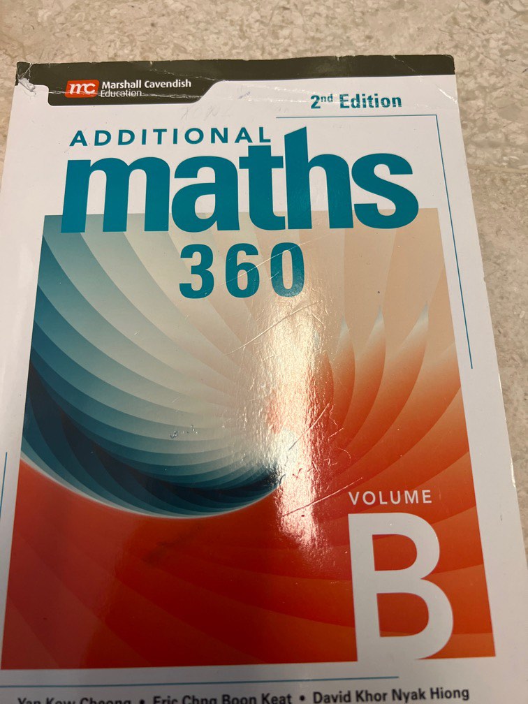 Additional Maths volume B, Hobbies & Toys, Books & Magazines, Textbooks ...