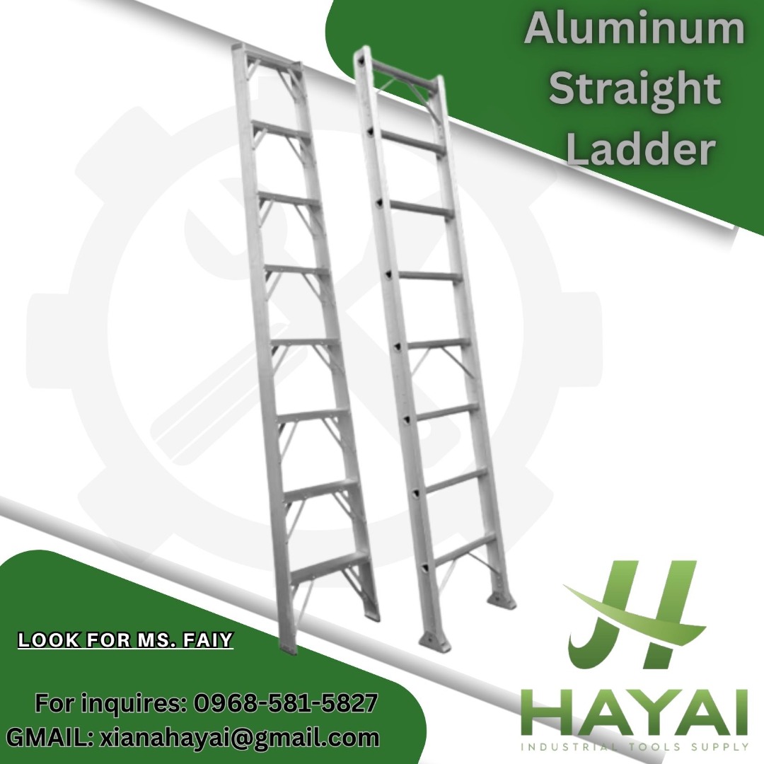 Aluminum Straight Ladder SIZES: 3 - 20 FEET, Commercial & Industrial ...