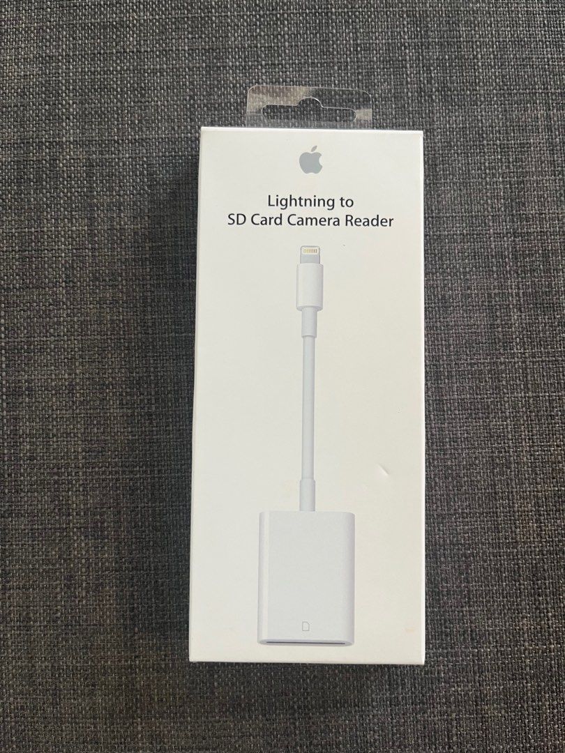 apple lightning SD card camera reader, Computers & Tech, Parts & Accessories, Cables & Adaptors ...
