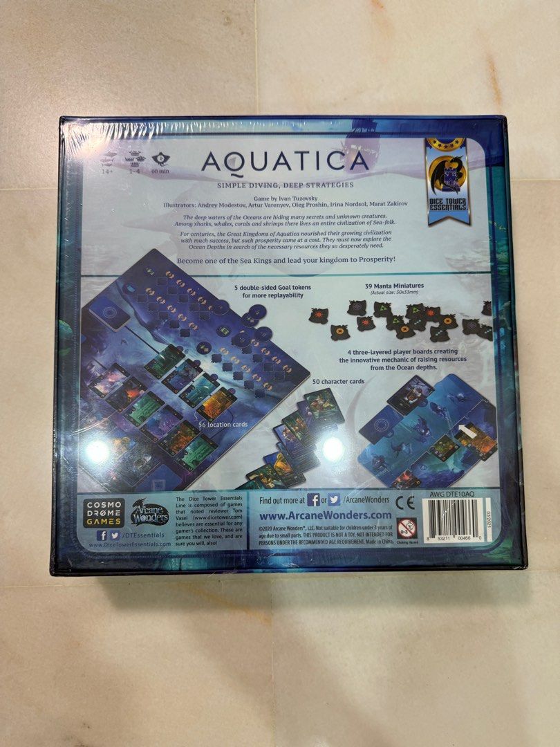 Aquatica (Board Game) (BNIS), Hobbies & Toys, Toys & Games on Carousell