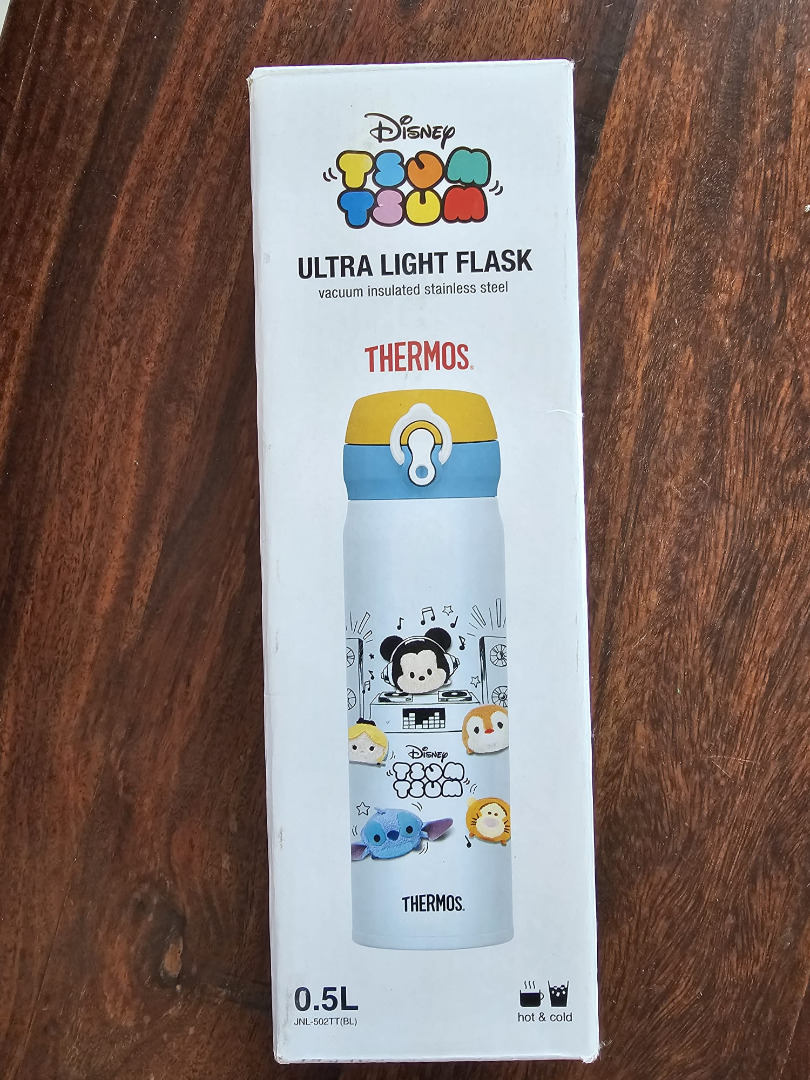 Authentic Thermos Ultra Light Flask 0.5L Disney Tsum Tsum, Furniture ...