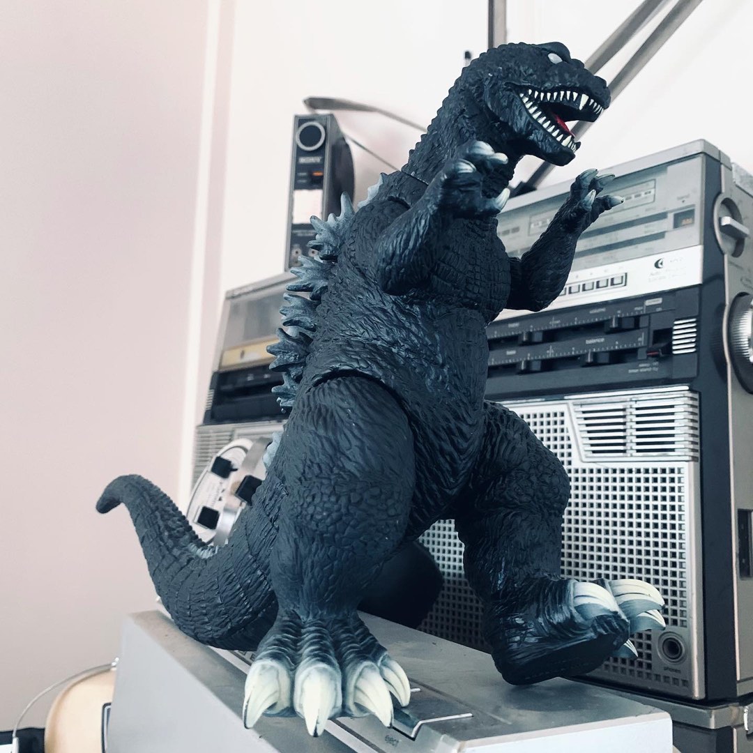バンダイ｜BANDAI 東宝 ムービーモンスターシリーズ ゴジラ 2002 GODZILLA GMK 白眼哥吉拉 東寶怪獸 TOHO 軟膠玩具 ...