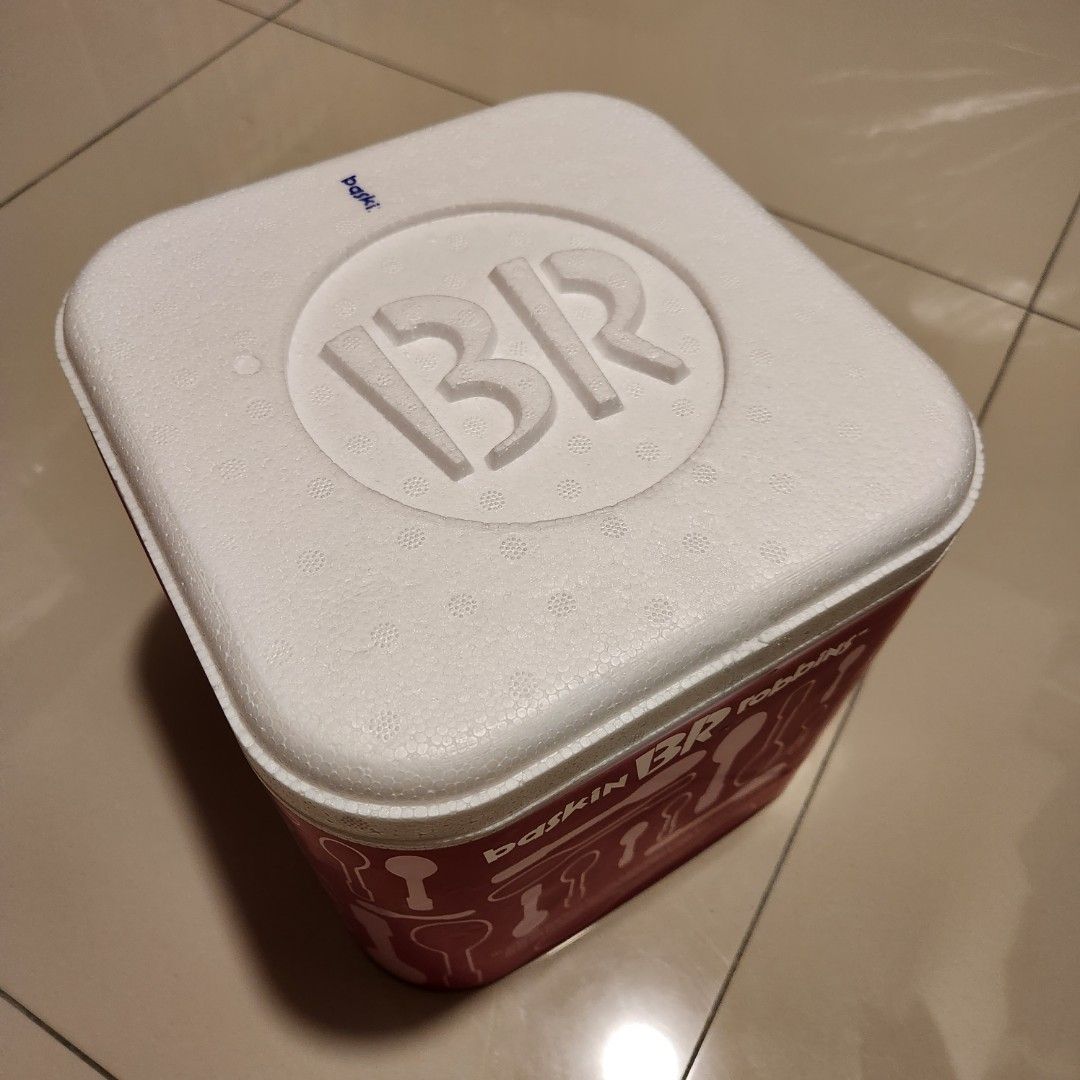 Baskin Robbins cake box cooler box ice cream box storage, Furniture ...