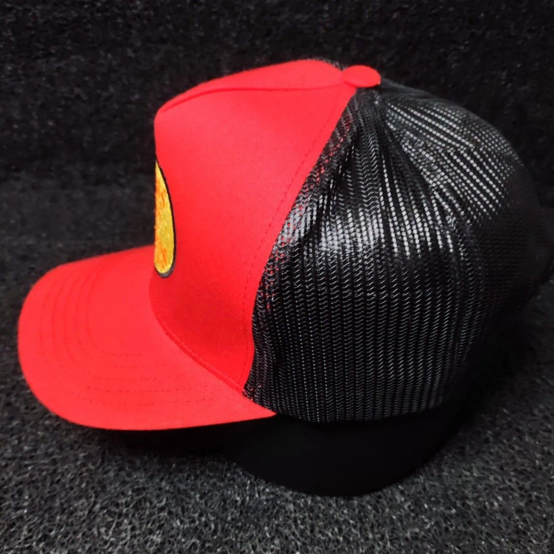 BASS PRO SHOPS TRUCKER CAP AFRAME RED, Men's Fashion, Watches ...