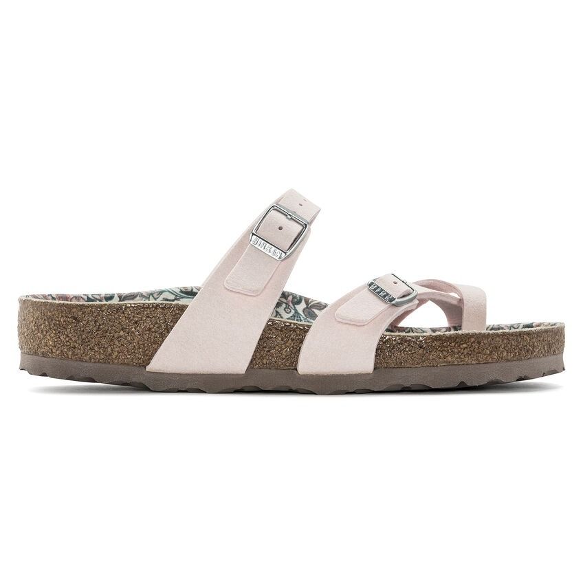 Birkenstock Mayari Soft Birki Vegan Light Rose, Women's Fashion ...