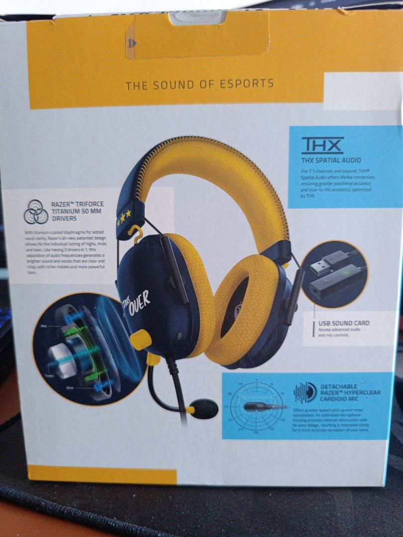 RAZER BLACKSHARK V2 + USB SOUND CARD CourageJD Edition (original price ...