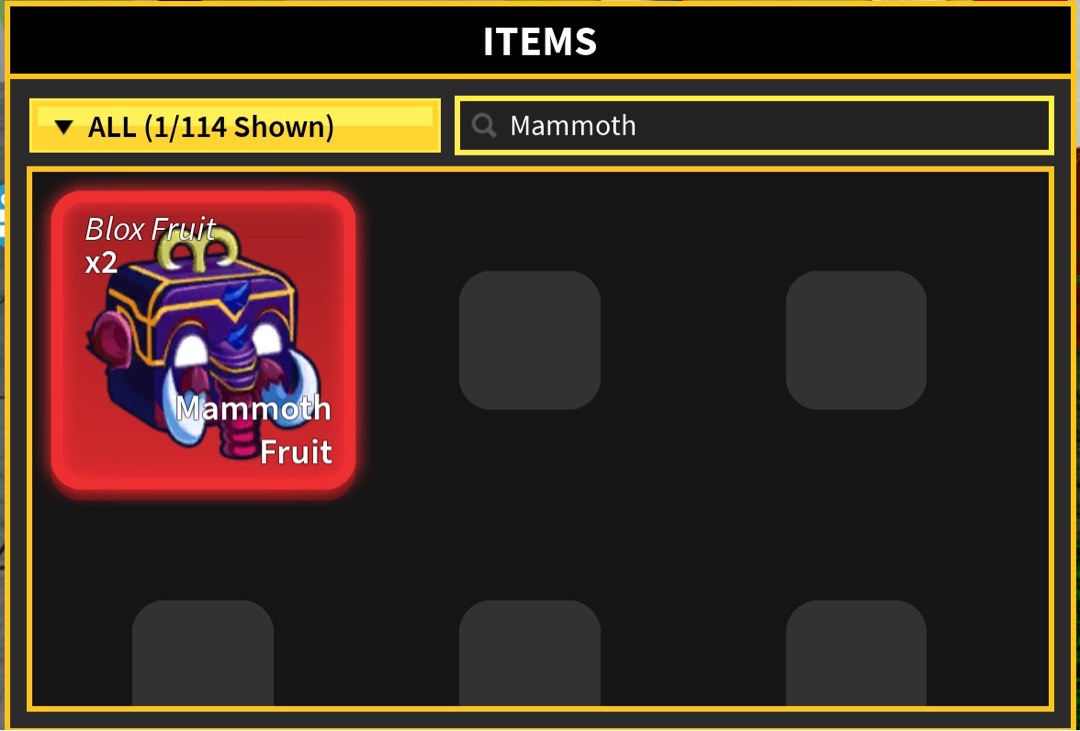 Blox fruit Mammoth fruit, Video Gaming, Video Games, Others on Carousell