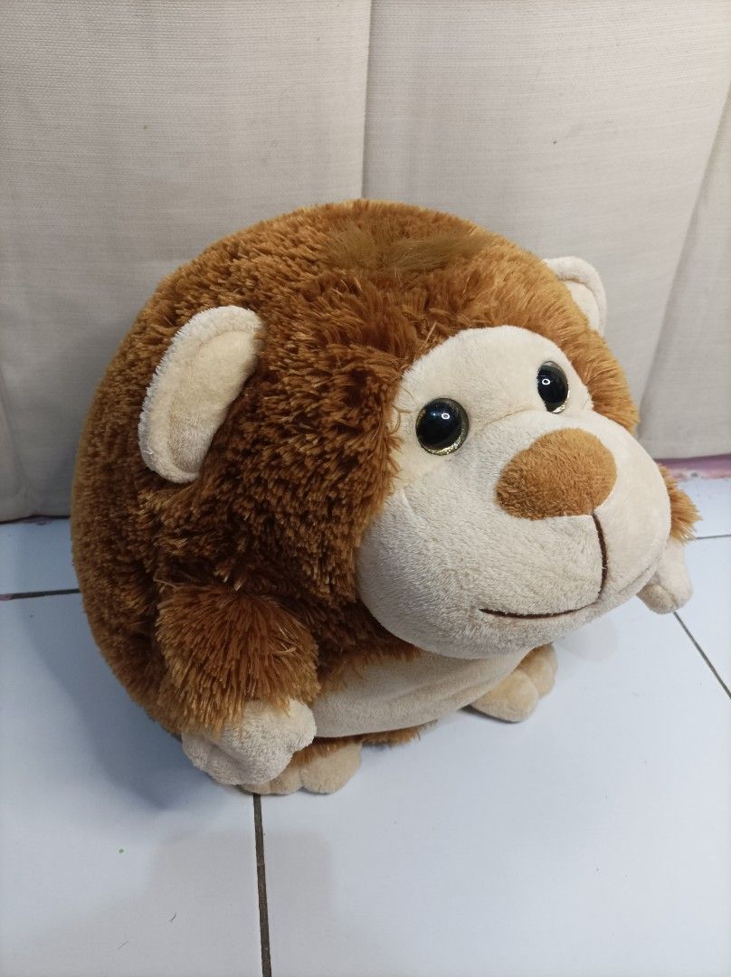 Boneka Monyet Bulat, Bayi & Anak, Mainan & Baby Walker di Carousell