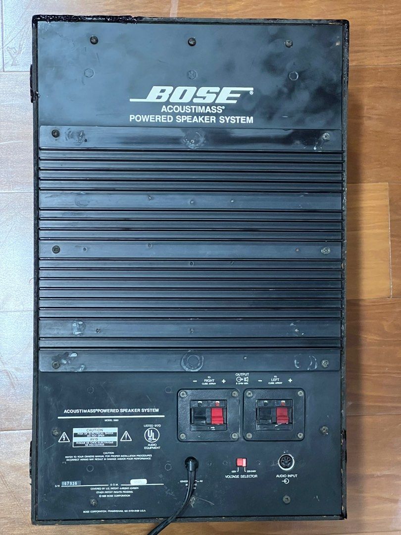 Bose Acoustimass Powered Speaker System, Audio, Soundbars, Speakers & Amplifiers on Carousell
