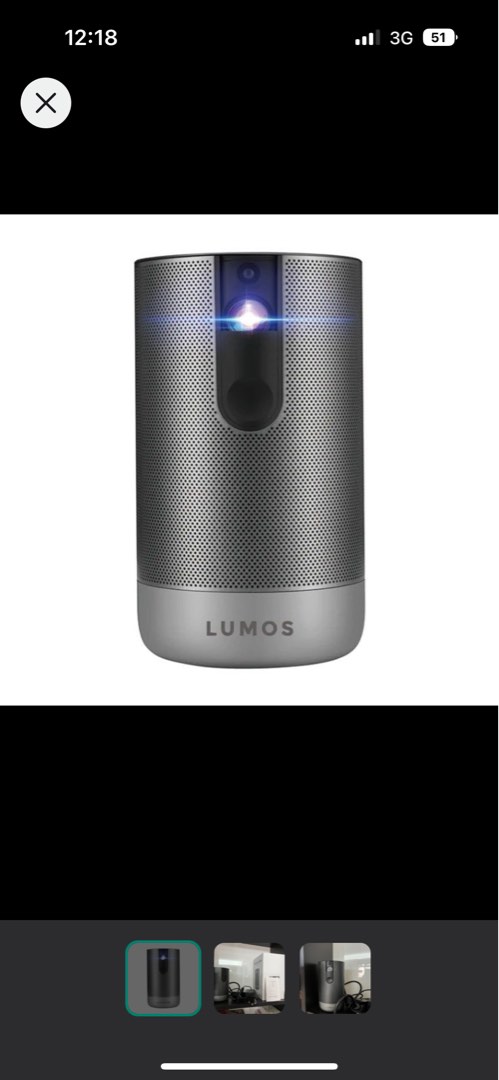 BRAND NEW LUMOS ATOM PROJECTOR (home cinema), TV & Home Appliances, TV ...