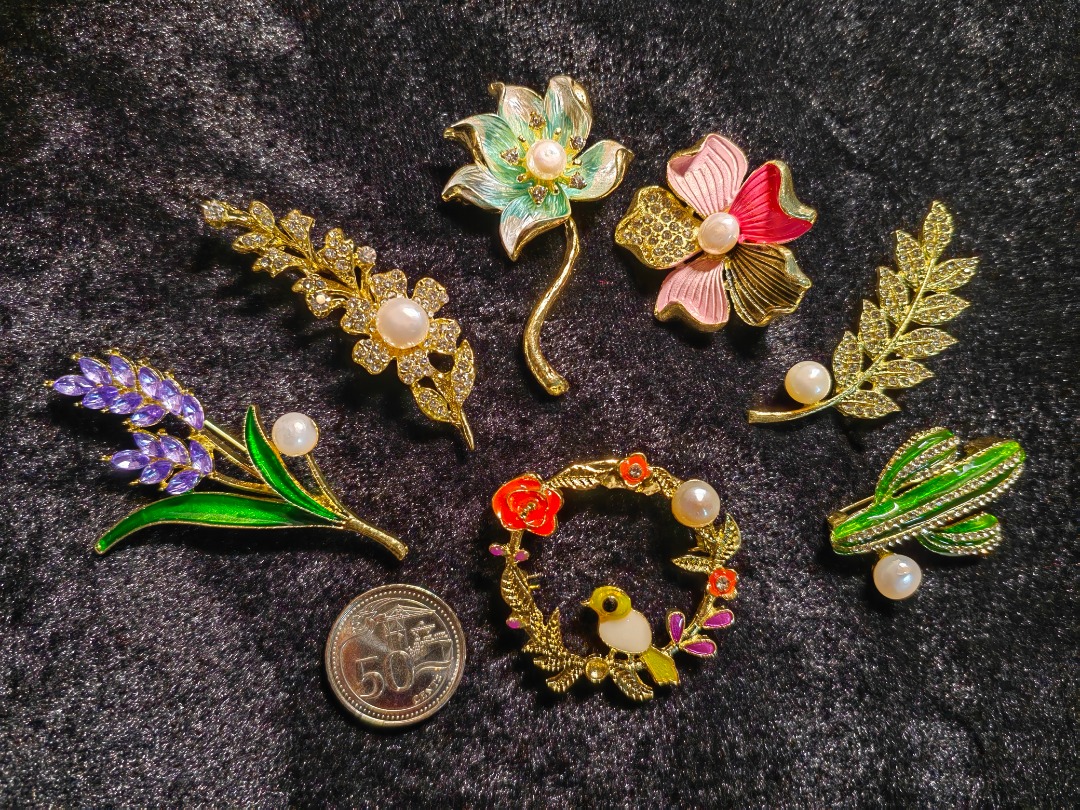 Brooches, Women's Fashion, Jewelry & Organisers, Brooches on Carousell