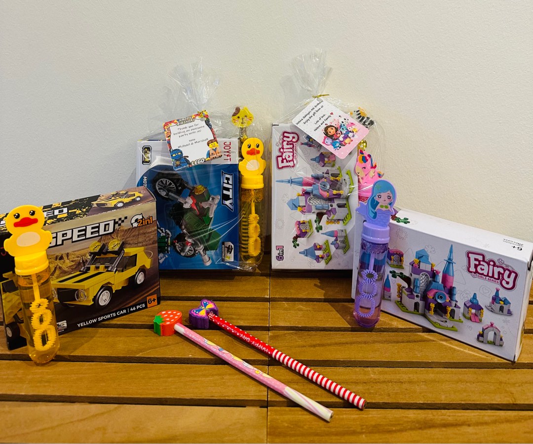 Building Blocks Children Goodie Bag ~ Kids Party Gift Packs ~ Birthday ...