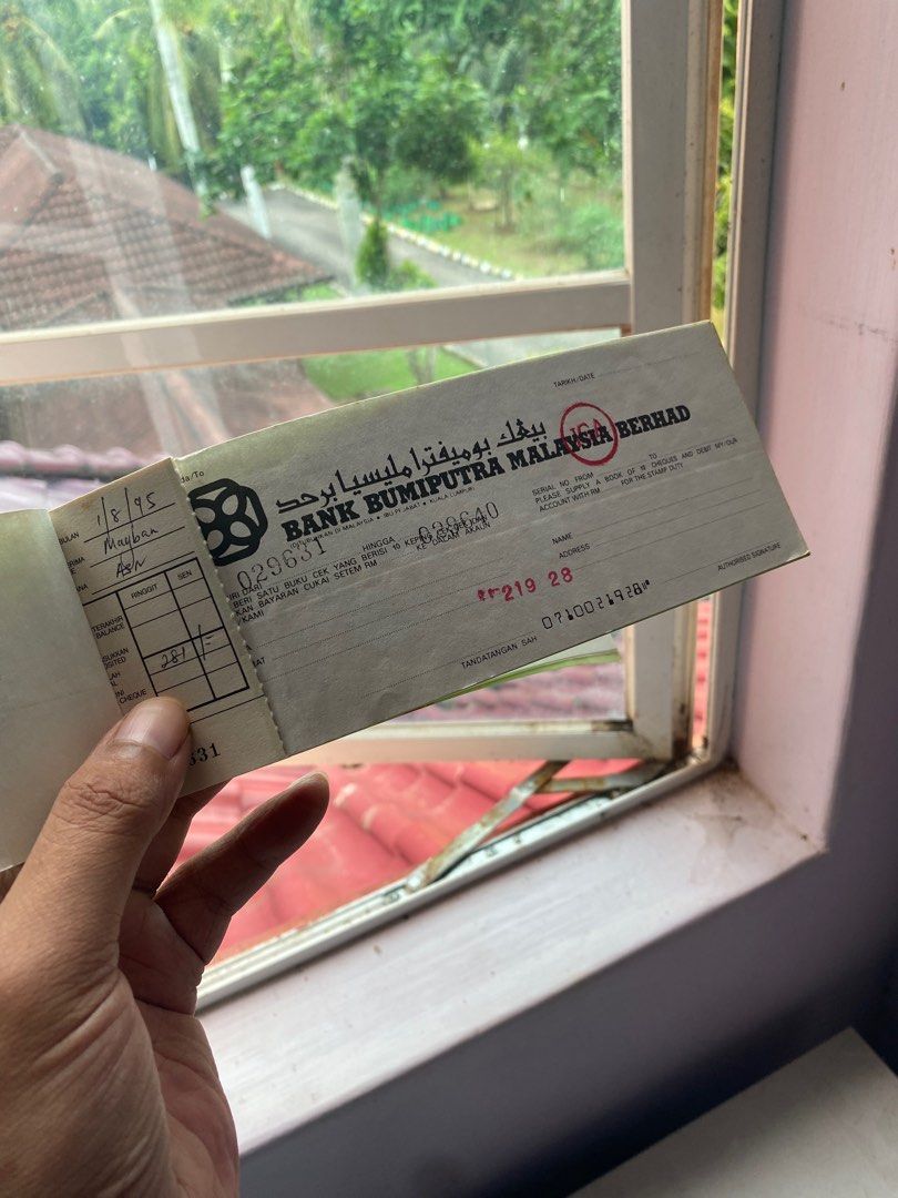 Buku Cek Lama Bank Bumiputra Malaysia Berhad, Hobbies & Toys ...