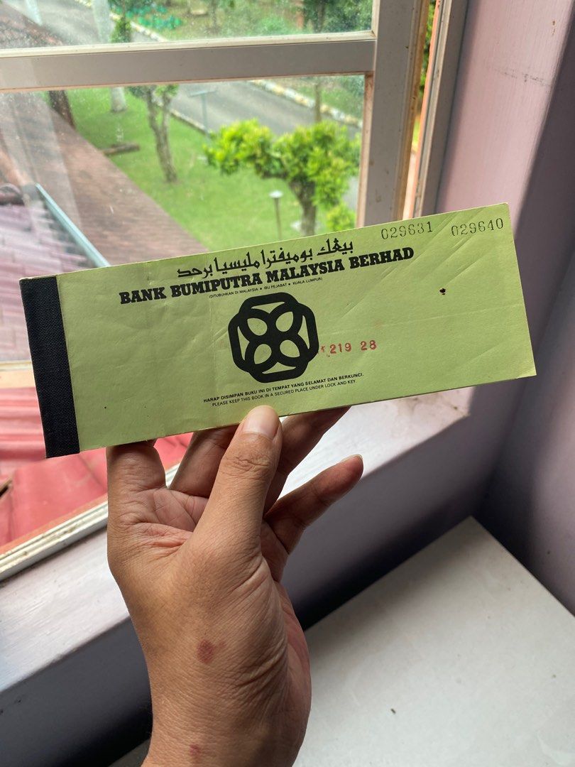 Buku Cek Lama Bank Bumiputra Malaysia Berhad, Hobbies & Toys ...