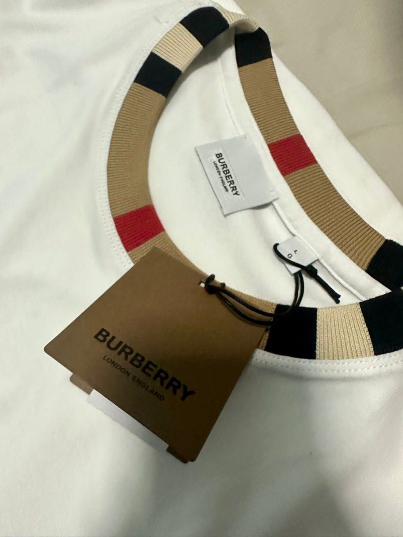 BURBERRY 'JAYSON' CHECK T-SHIRT WHITE, Men's Fashion, Tops & Sets ... BURBERRY 'JAYSON' CHECK T-SHIRT WHITE, Men's Fashion, Tops & Sets ...