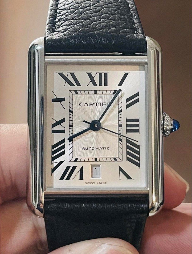 Cartier Tank Must “Extra Large”, Luxury, Watches on Carousell