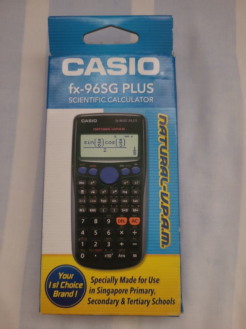 Casio fx-96SG PLUS Scientific Calculator, Mobile Phones & Gadgets ...