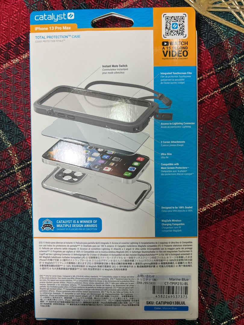 Catalyst Original waterproof case Iphone 13 pro max, Mobile Phones ...