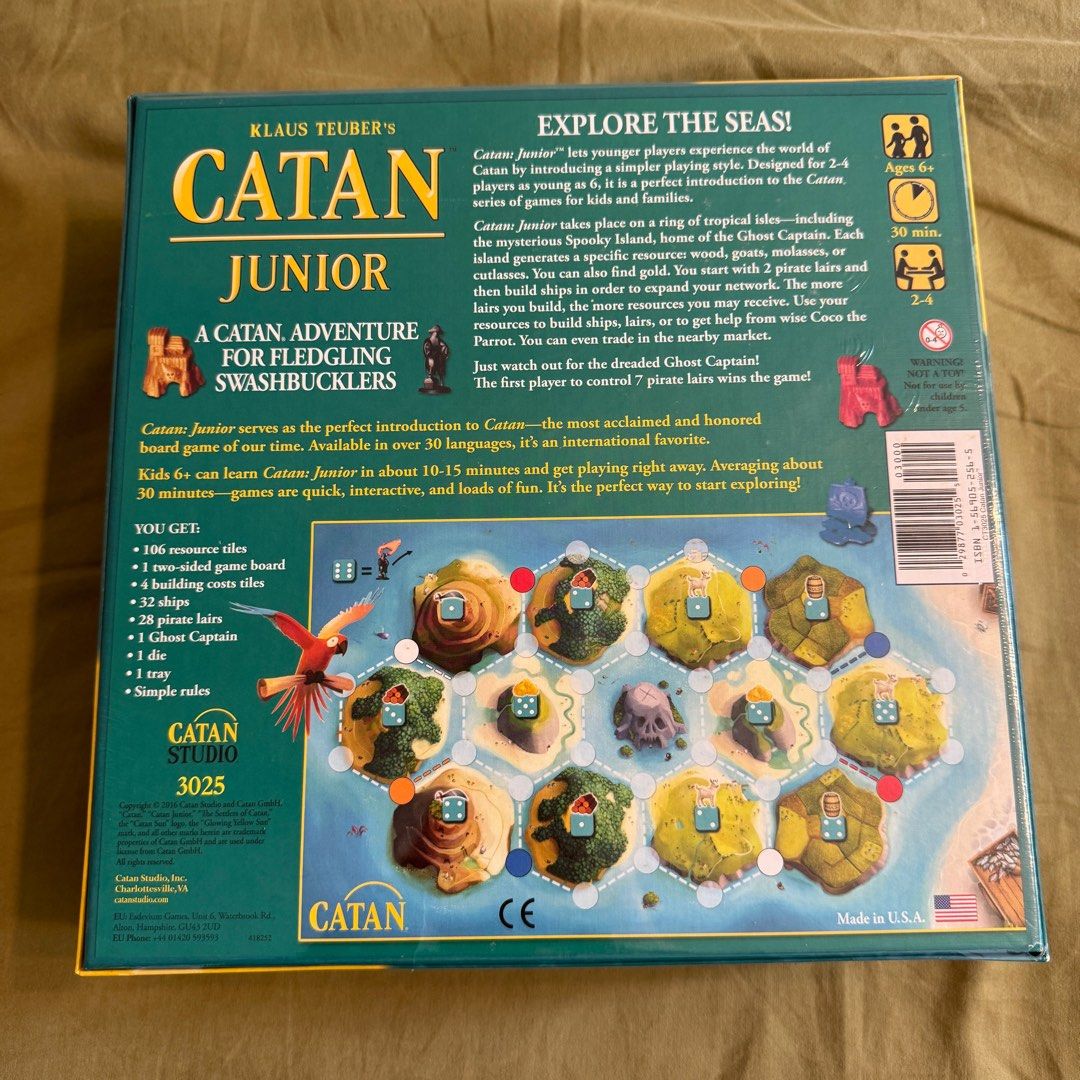 Catan Junior boardgame - settlers of catan fans, Hobbies & Toys, Toys & Games on Carousell