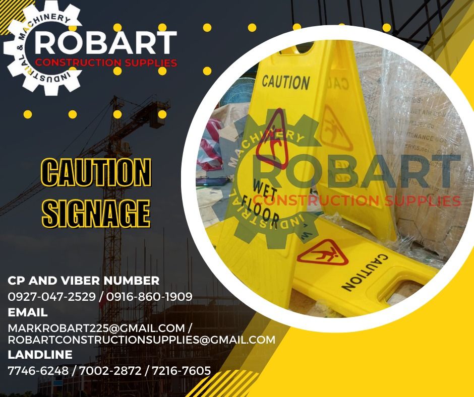 Caution Signage, Commercial & Industrial, Industrial Equipment on Carousell