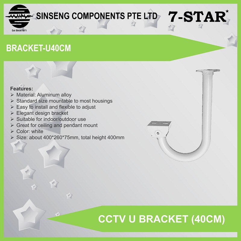 CCTV/IP Camera Bracket 40cm Aluminum Alloy Ceiling Pendant Wall Mount ...