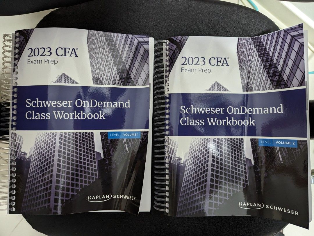 Cfa Level 1 Kaplan Reviewer Complete Set Hobbies And Toys Books