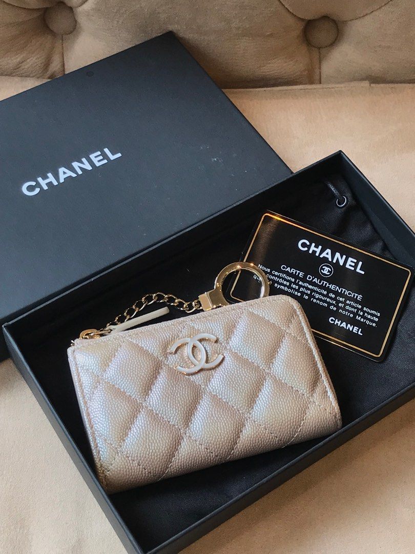 Chanel Key Cardholder, Luxury, Bags & Wallets on Carousell