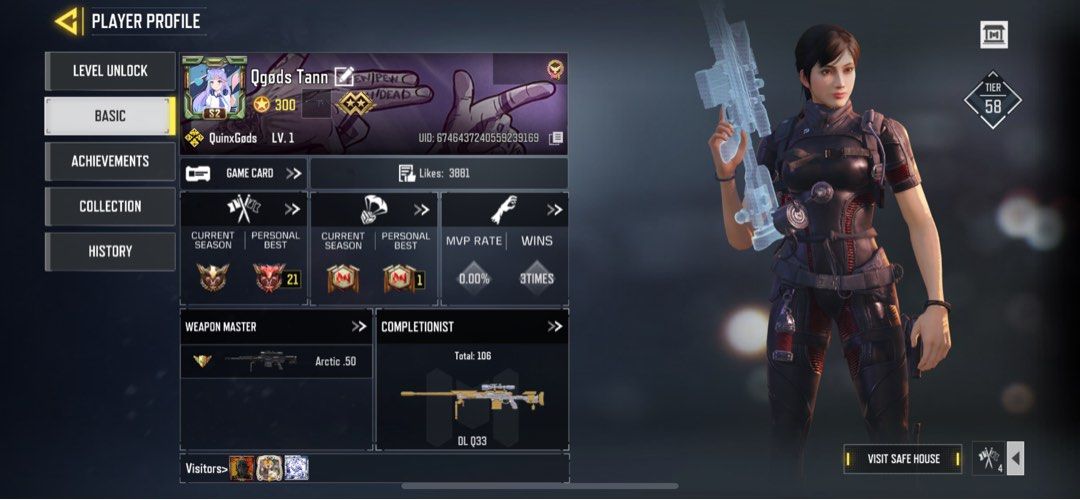 CODM call of duty moblie S2 Og account 5 legends, Video Gaming, Gaming ...