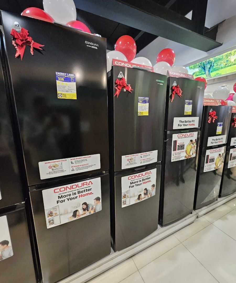 Condura two door single door bottom freezer NO FROST INVERTER, TV ...