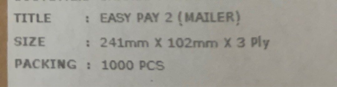 Continuous Computer Forms (3 x 3 ply), Computers & Tech, Printers ...