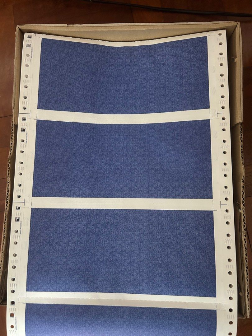 Continuous Computer Forms (3 x 3 ply), Computers & Tech, Printers ...