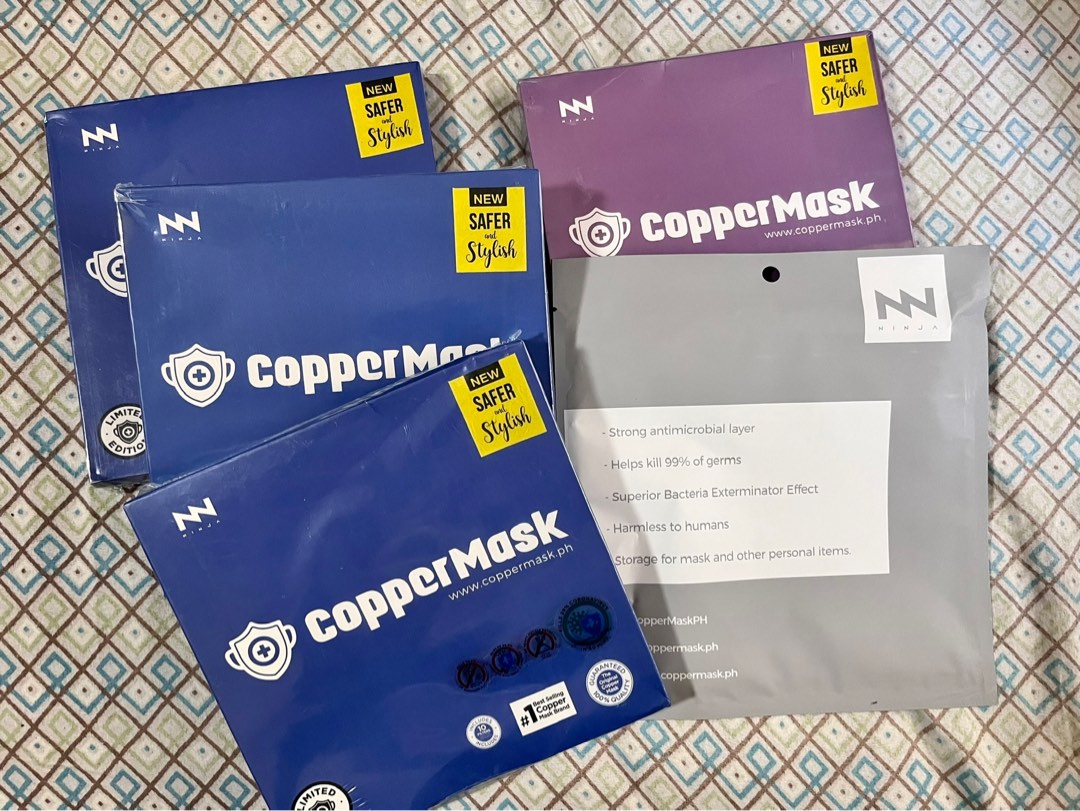 CopperMask, Health & Nutrition, Face Masks & Face Shields on Carousell
