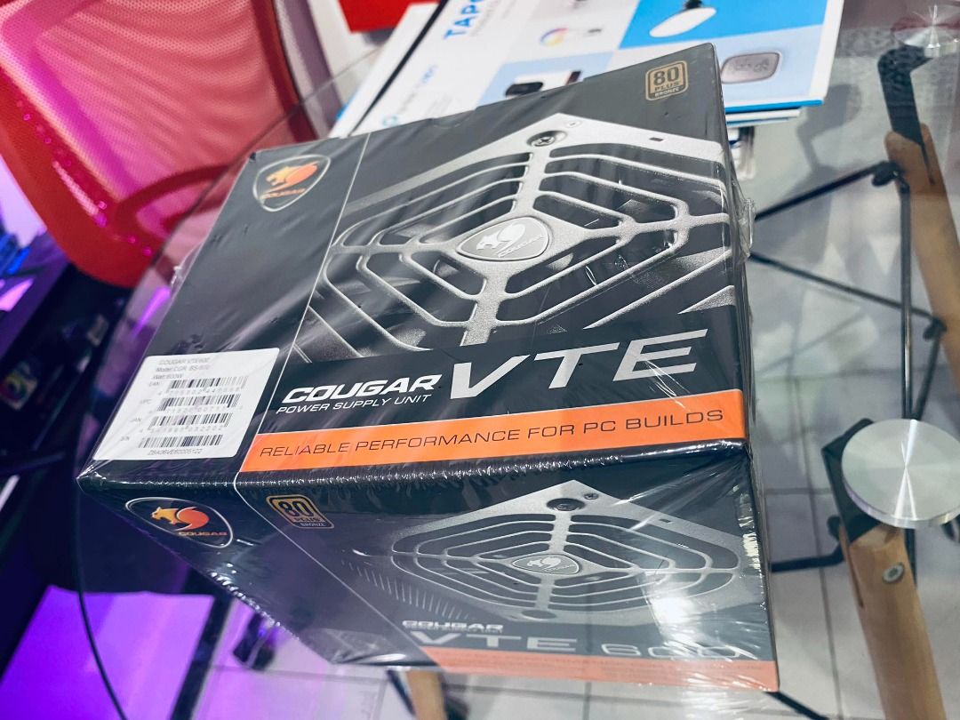 Cougar 600W 80+ Bronze True Rated PFC Power Supply PSU VTE600 ...