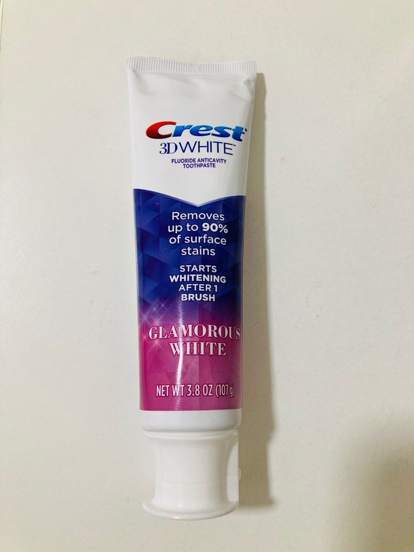 Crest glamorous white toothpaste, Beauty & Personal Care, Oral Care on ...