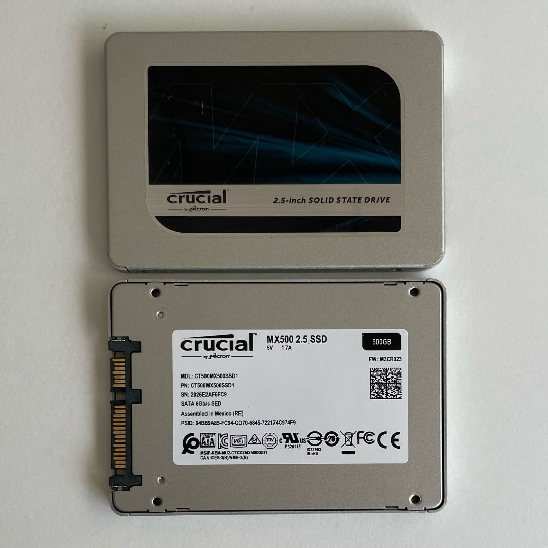 Crucial MX500 500GB SSD (Solid State Drive), Computers & Tech, Parts ...