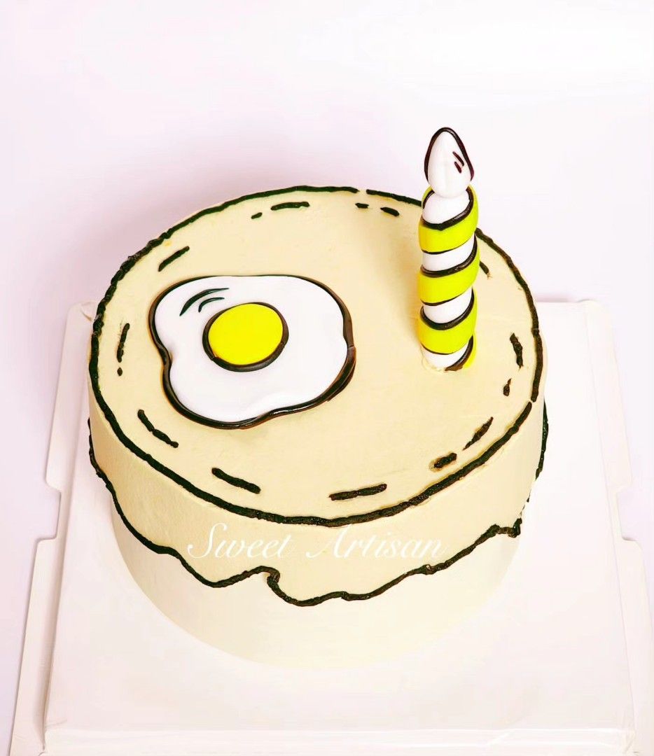 Customised Cake/ 2D comic cake/ birthday cake, Food & Drinks, Homemade ...