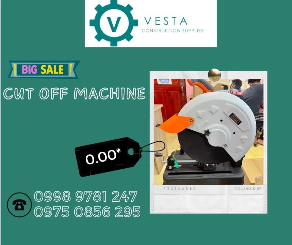 CUT OFF MACHINE, Commercial & Industrial, Construction & Building Materials on Carousell
