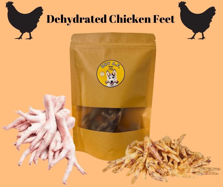 Dehydrated Chicken Feet (1 Packet), Pet Supplies, Pet Food on Carousell